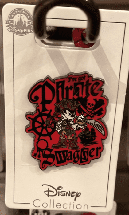 Disney Parks I've got Pirate Swagger Mickey Mouse Pin New With Card ...