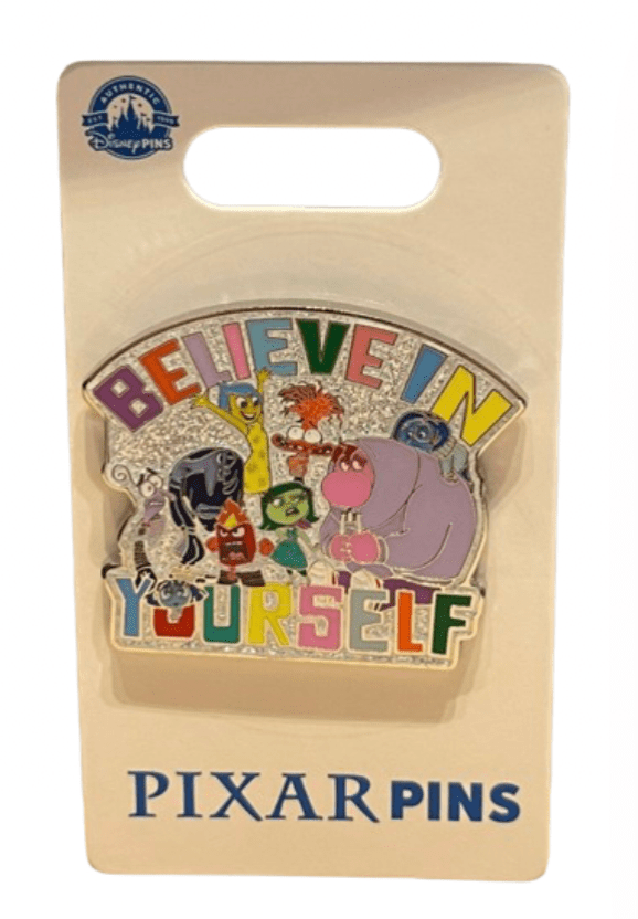 Disney Parks Inside Out Believe in Yourself Contemporary Pin New With ...