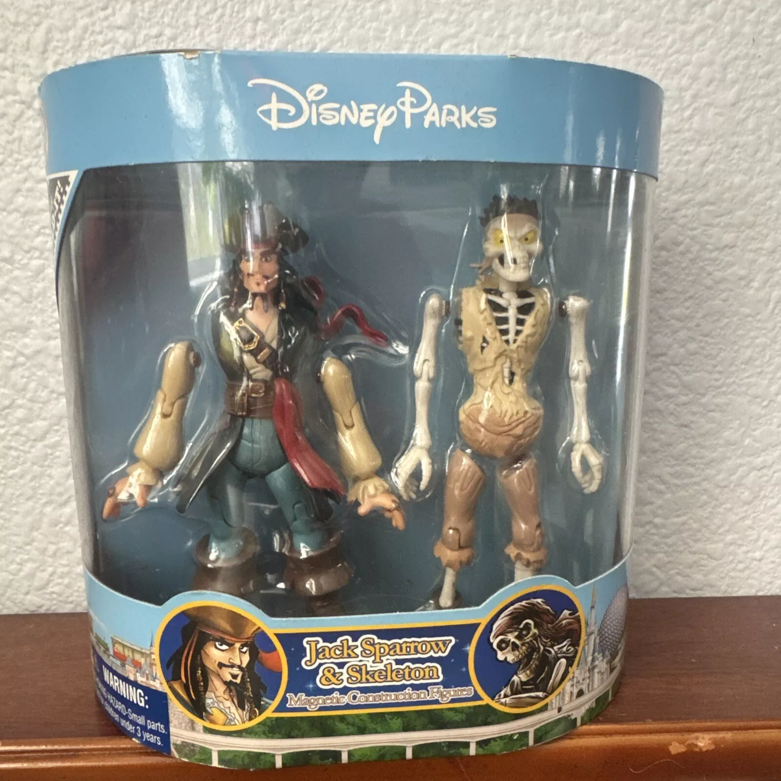 Disney Jack Sparrow & Skeleton Magnetic Construction Figures - Walmart.com