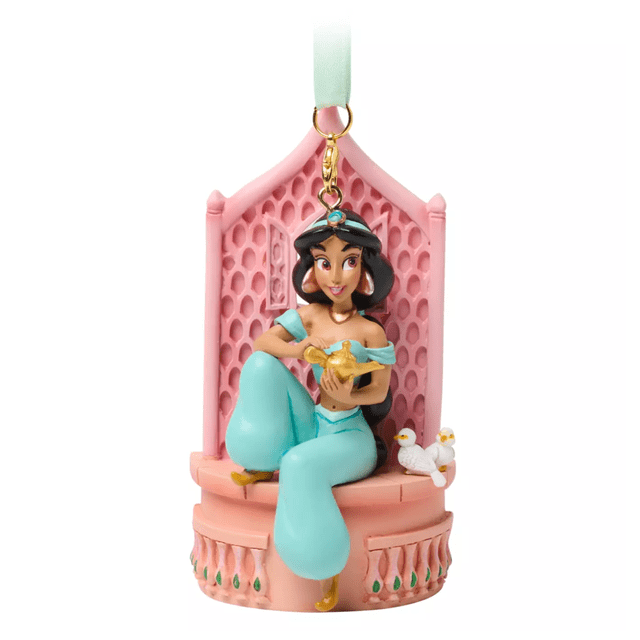 Disney Parks Jasmine Doves Magic Lamp Sketchbook Christmas Ornament New ...