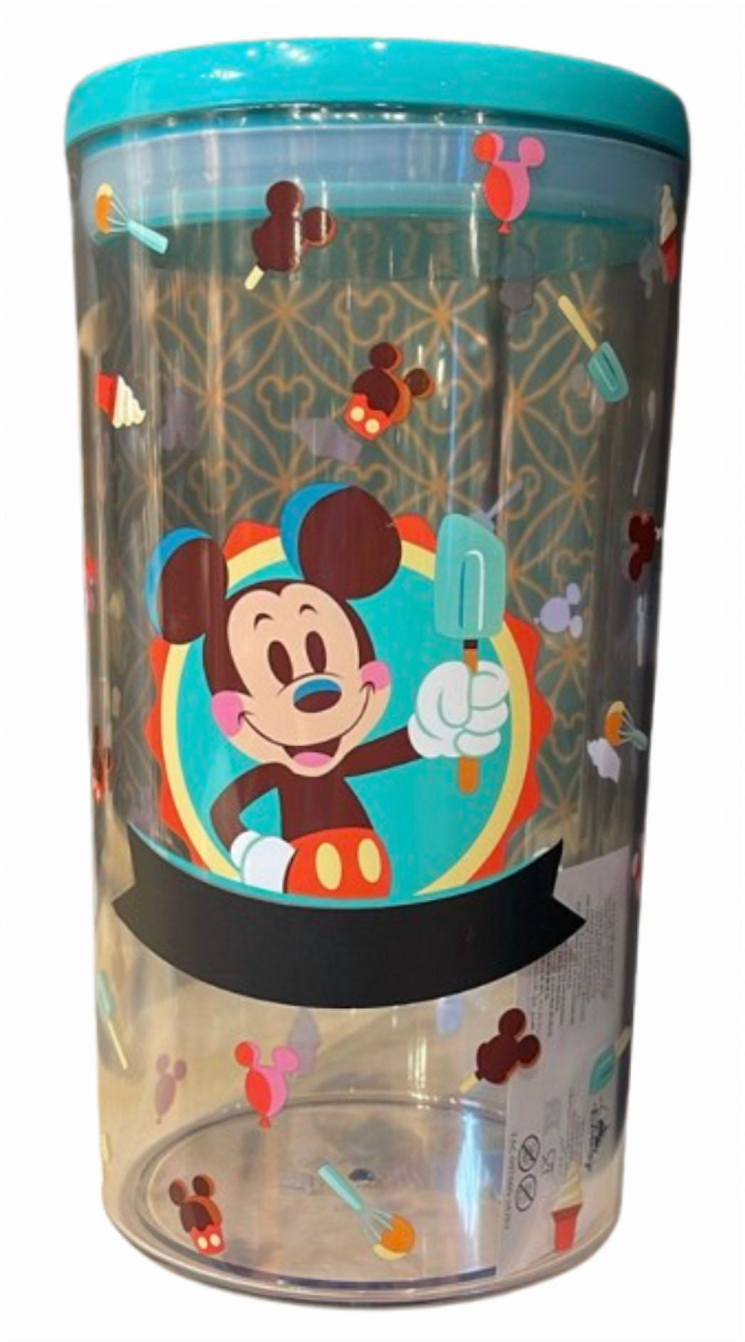 Disney Parks Large Mickey Mouse Container With Lid New With Tag ...