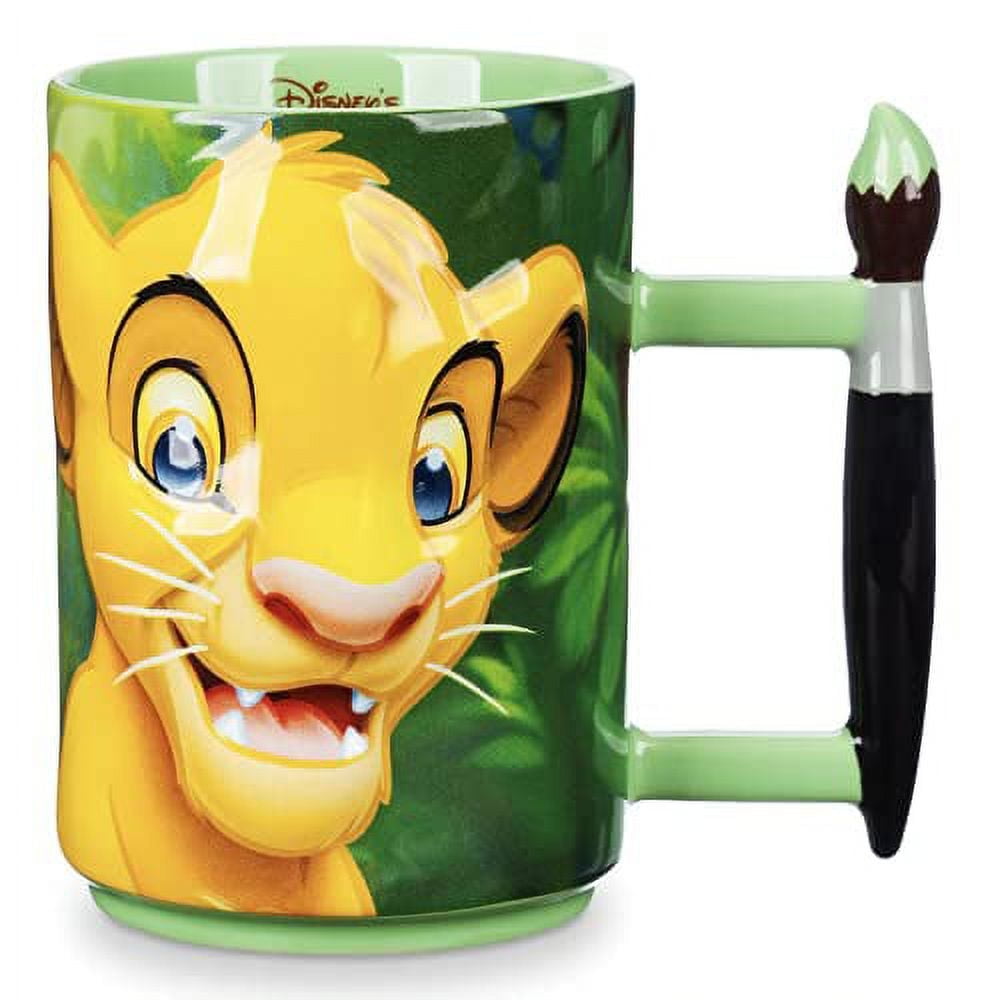Disney Lion King Ceramic Mug, Simba Timon Pumbaa, Paintbrush Handle, 16 ...