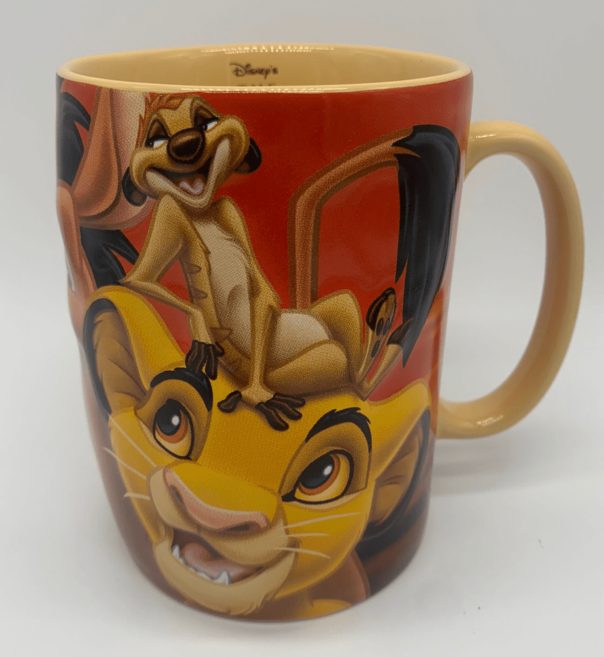 Disney Parks Lion King Simba, Timon, and Pumbaa Sculptured Coffee Mug ...