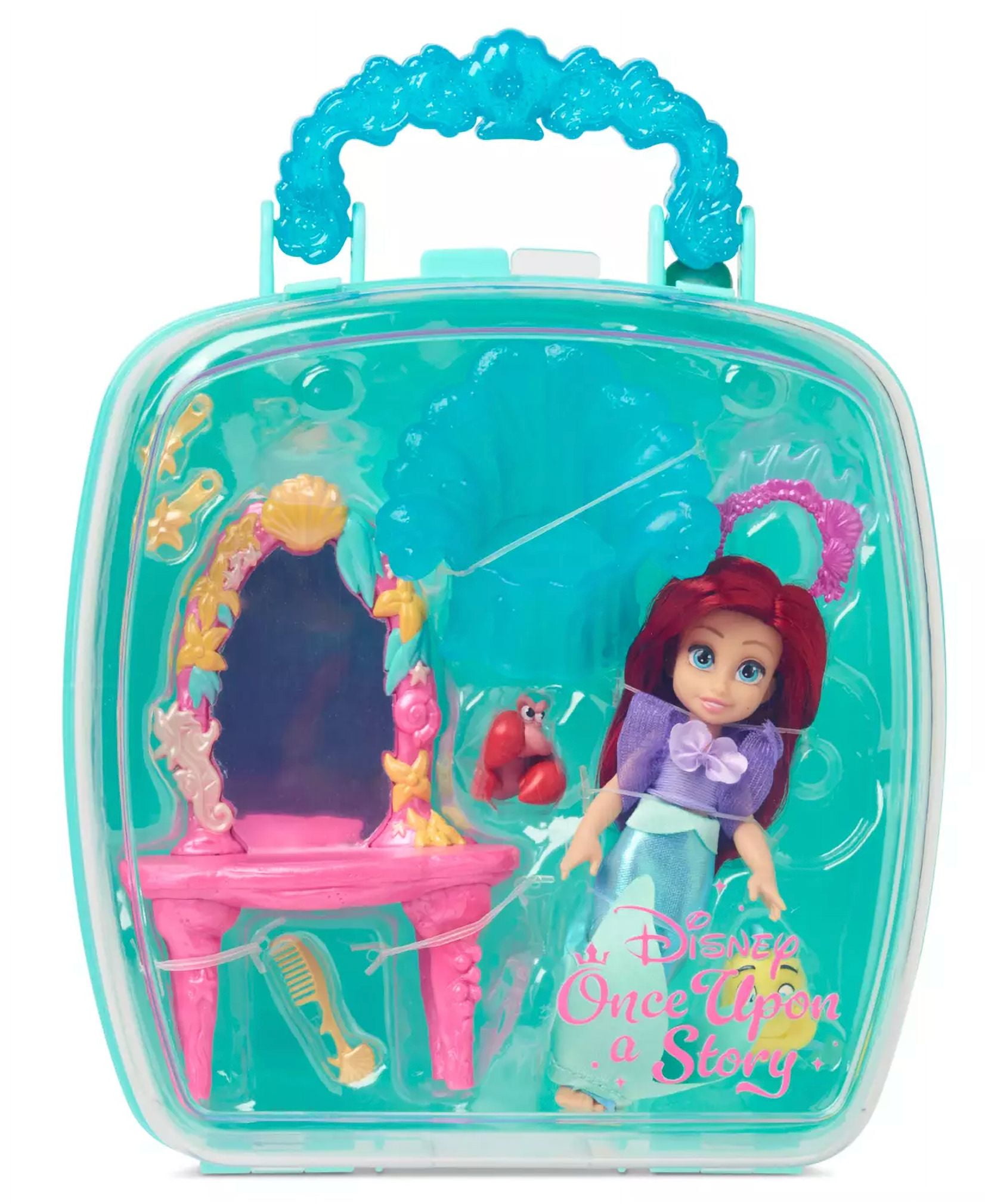 Disney Parks Little Mermaid Ariel Once Upon a Story Mini Doll Playset ...