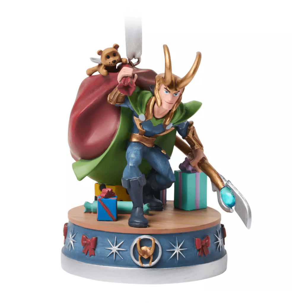 Disney Parks Loki Holiday Light-Up Sketchbook Christmas Ornament New W ...