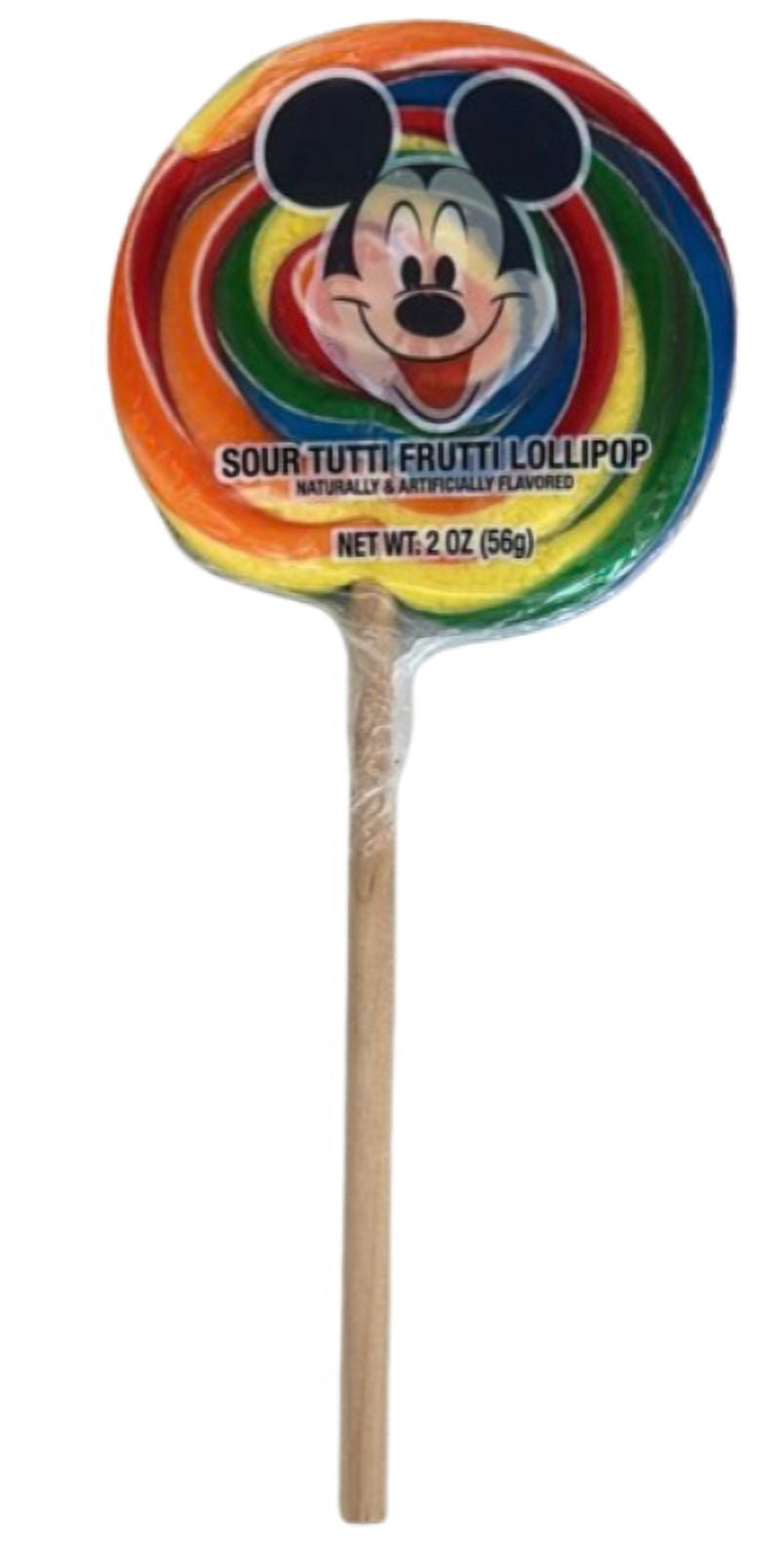 Disney Parks Lollipop - Mickey Mouse - Sour Tutti Frutti - 2oz New with ...