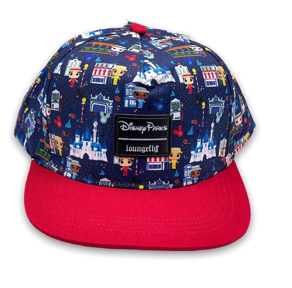 Disney Parks Loungefly Dapper Dans Park Attractions Icons Baseball Cap ...