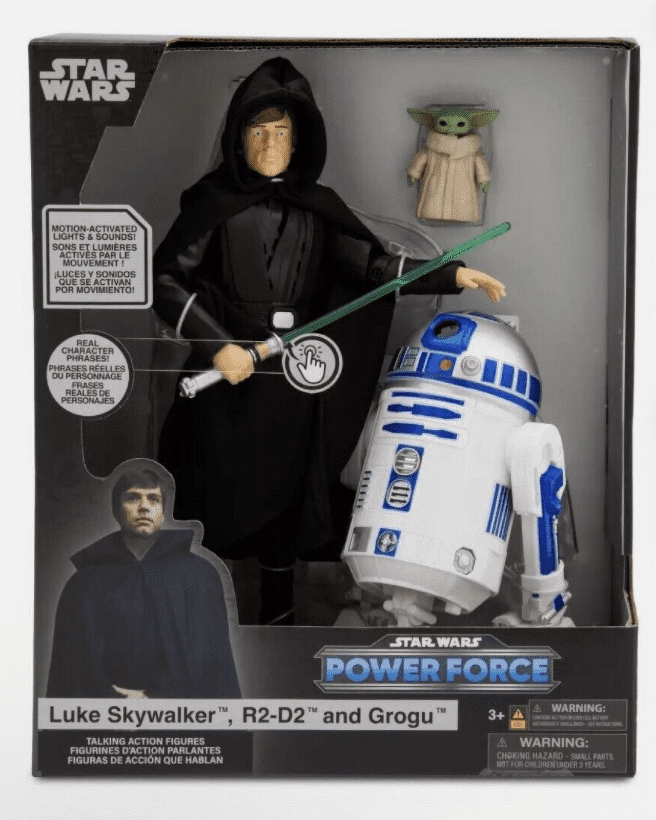 Disney Parks Luke Skywalker Talk Action Figure Set - Star Wars Power ...