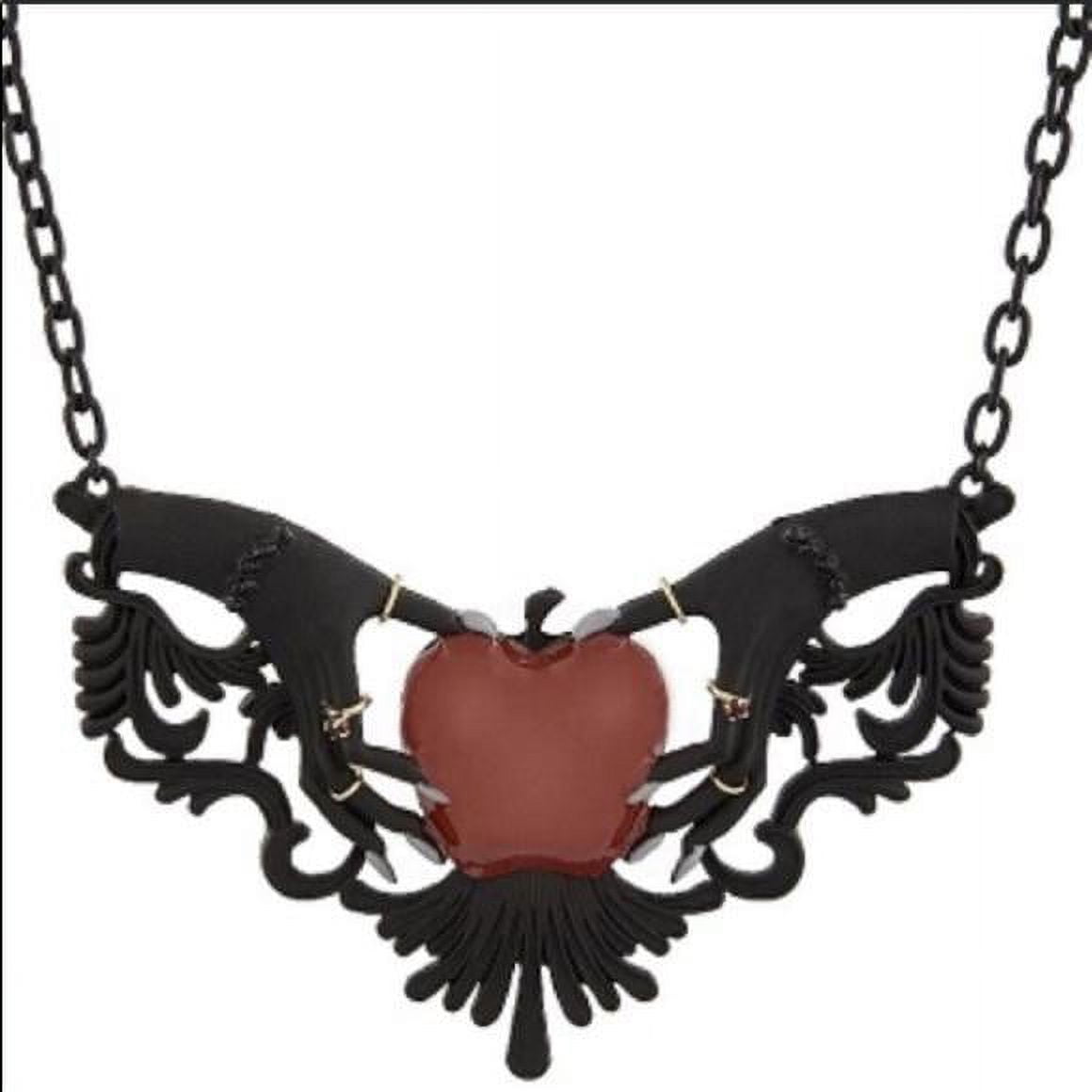 Disney Parks Magic & Mischief Villains Evil Queen Poison Apple Necklace ...