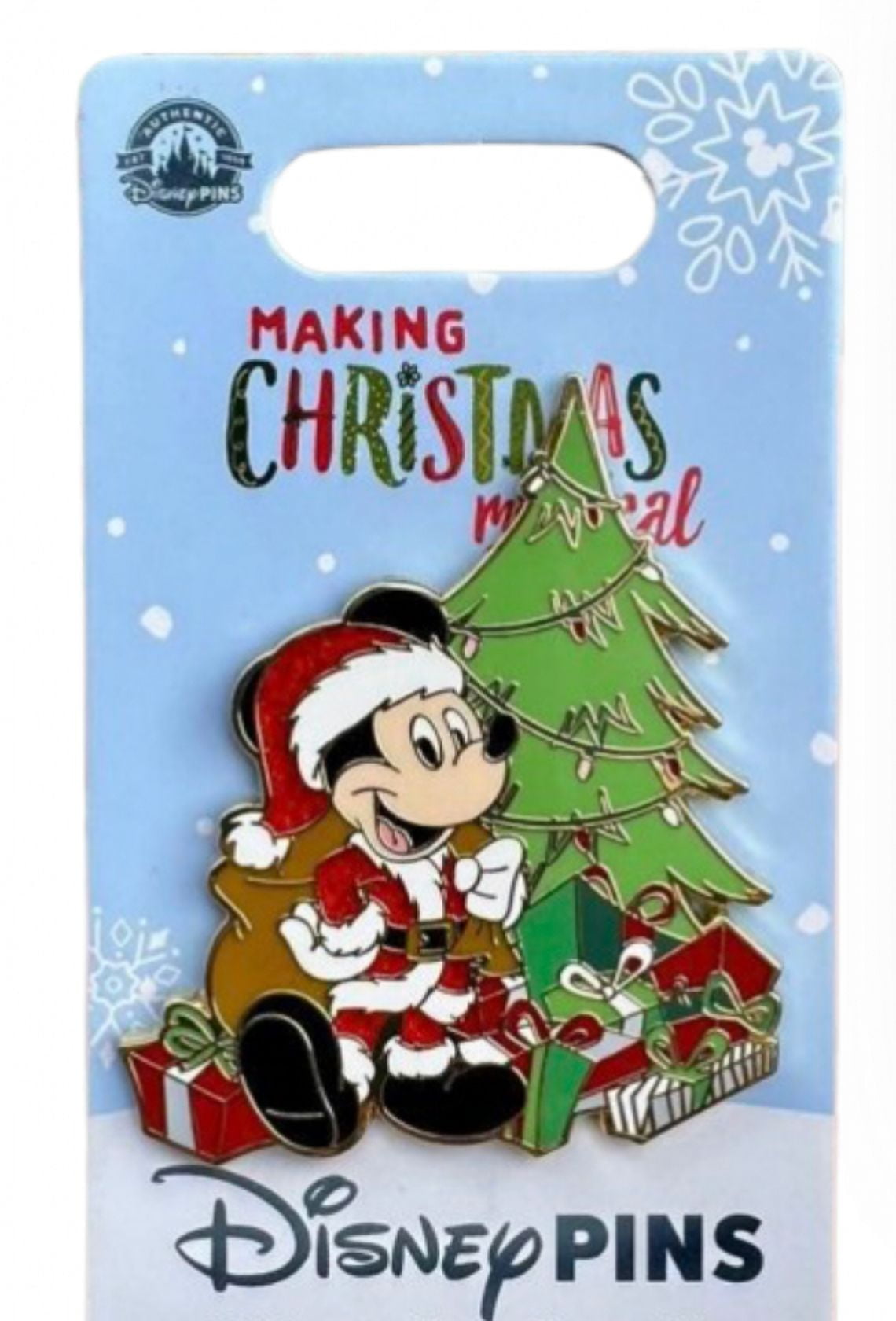 Disney Parks Making Christmas Magical Mickey Mouse Holiday Pin New With ...