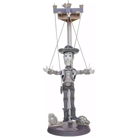 Disney Parks Toy Story Woody Marionette with Budtone TV Box and Crazy ...