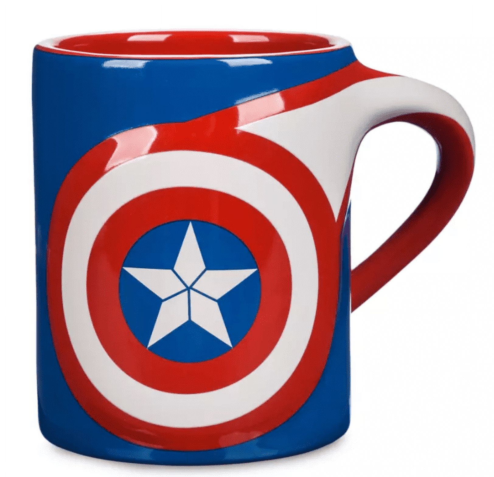 Disney Parks Marvel Captain America Coffee Mug New with Tag - Walmart.com