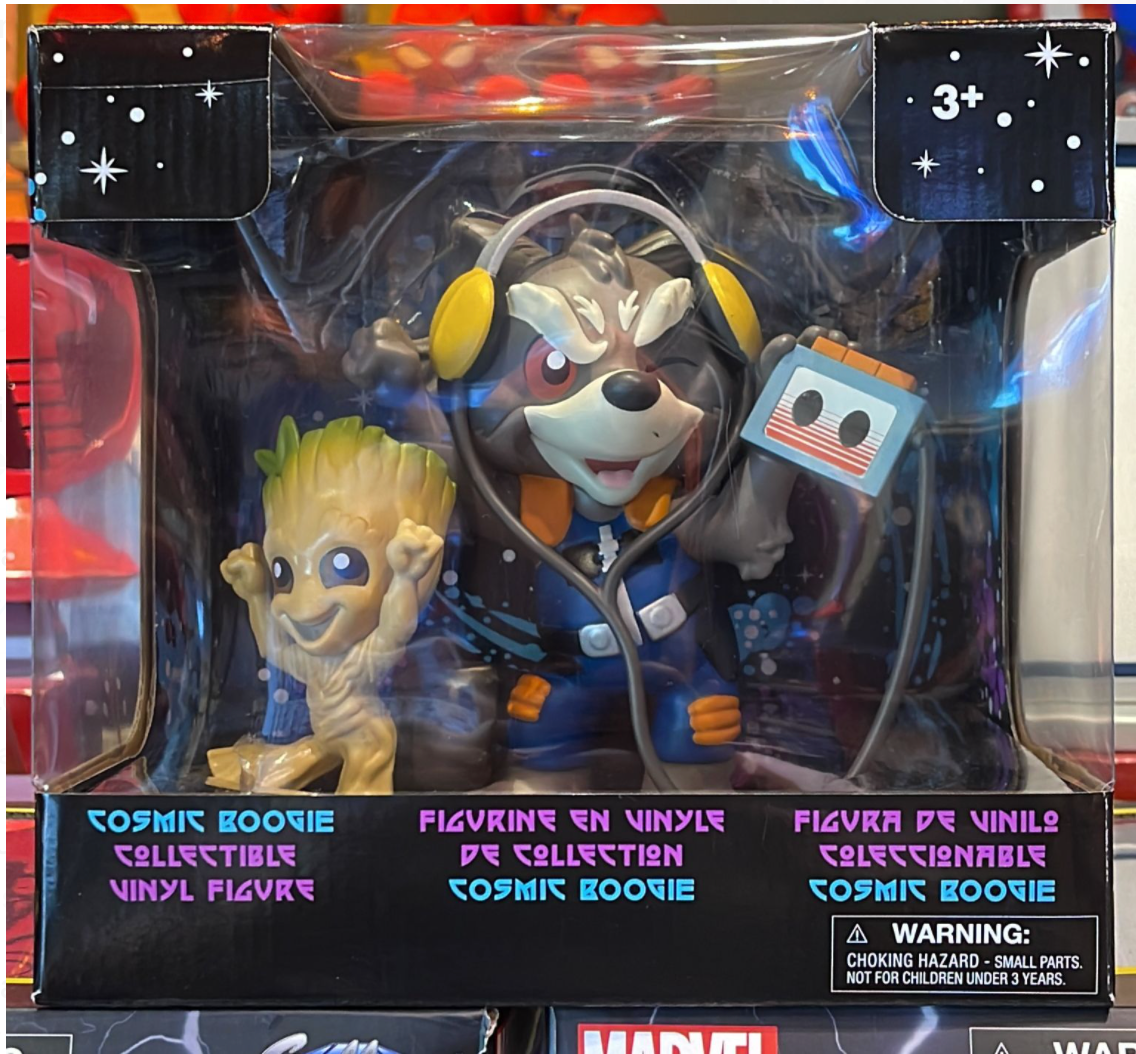 Disney Parks Marvel Cosmic Boogie Groot Vinyl Figurine New with Box ...