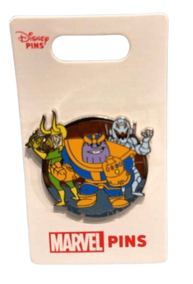 Disney Parks Marvel Family Cluster Loki, Thanos, and Ultron Pin New ...