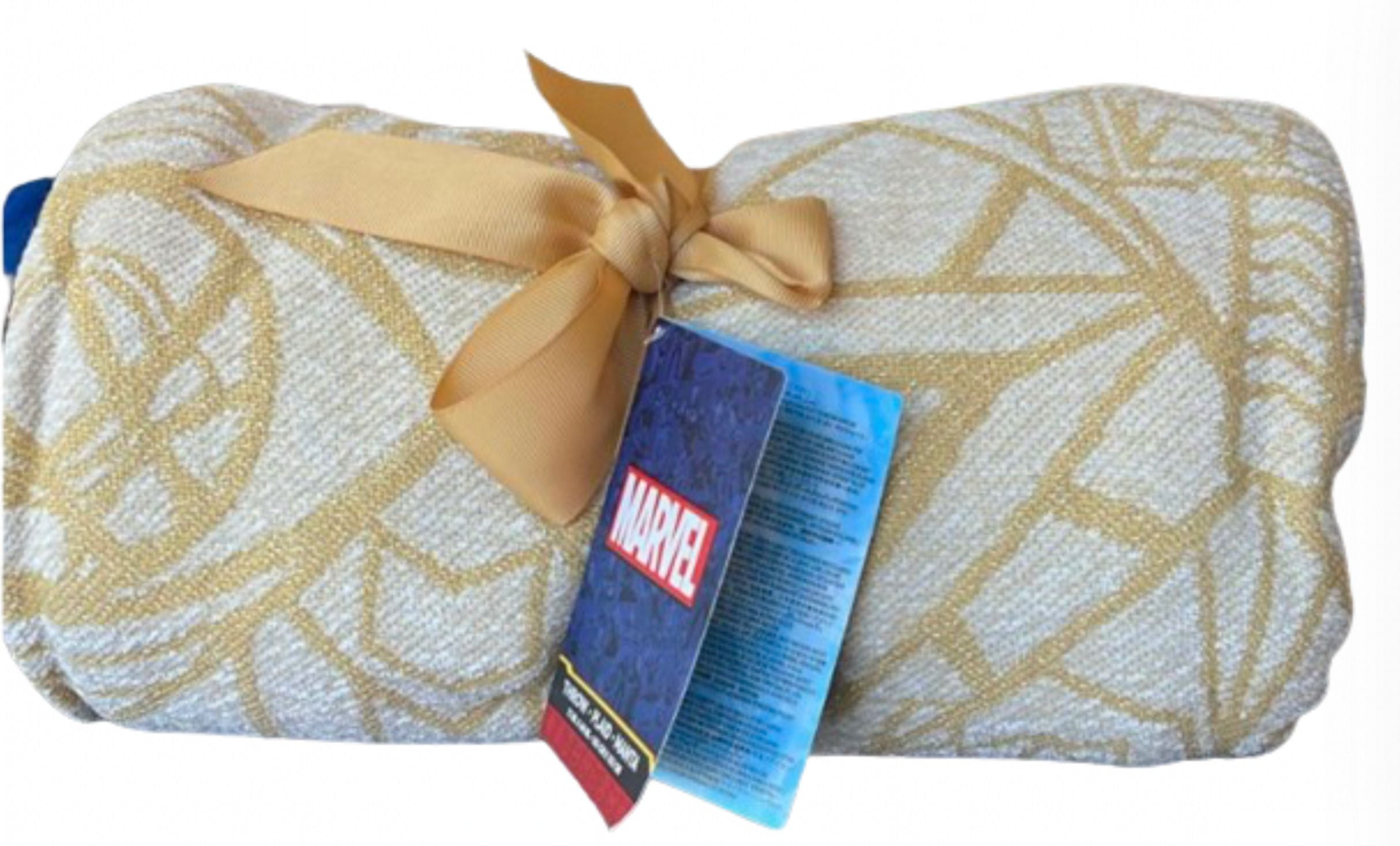 Disney Parks Marvel Gold Throw Plaid New with Tag - Walmart.com
