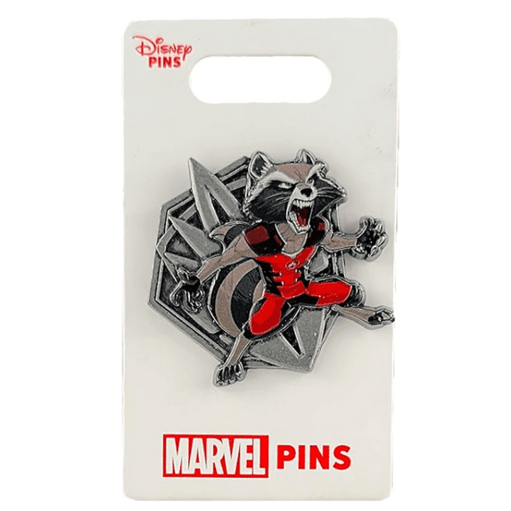 Disney Parks Marvel Rocket Racoon Guardians Galaxy Profile Pin New with ...