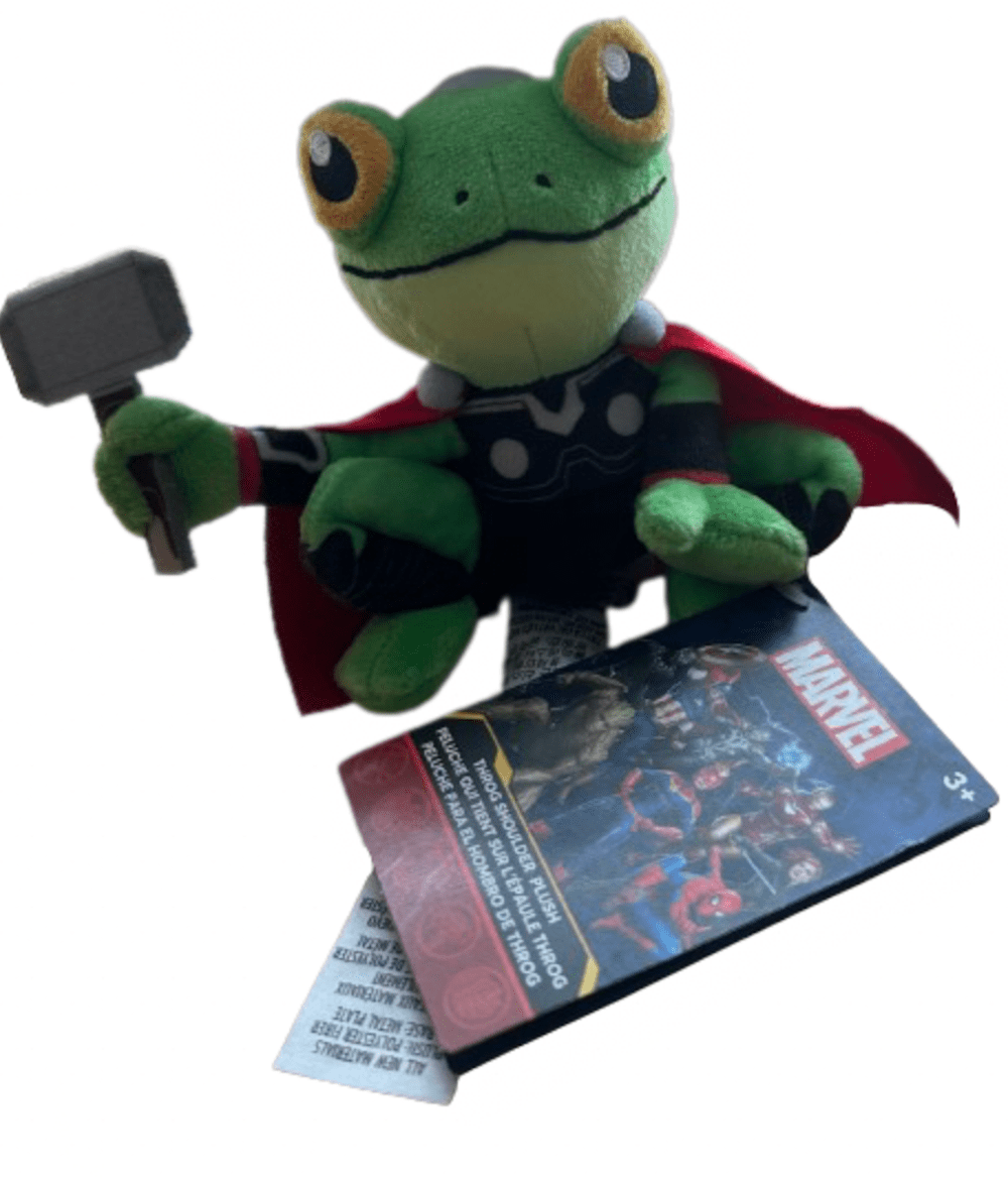 Disney Parks Marvel Thor Throg Magnetic Shoulder Plush New with Tag ...