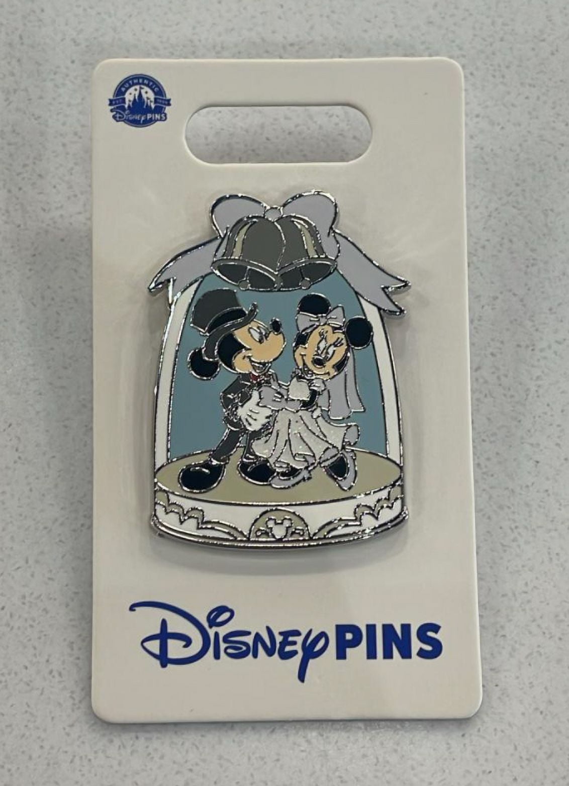 Disney Parks Mickey And Minnie Mouse Wedding Love Pin New with Card ...