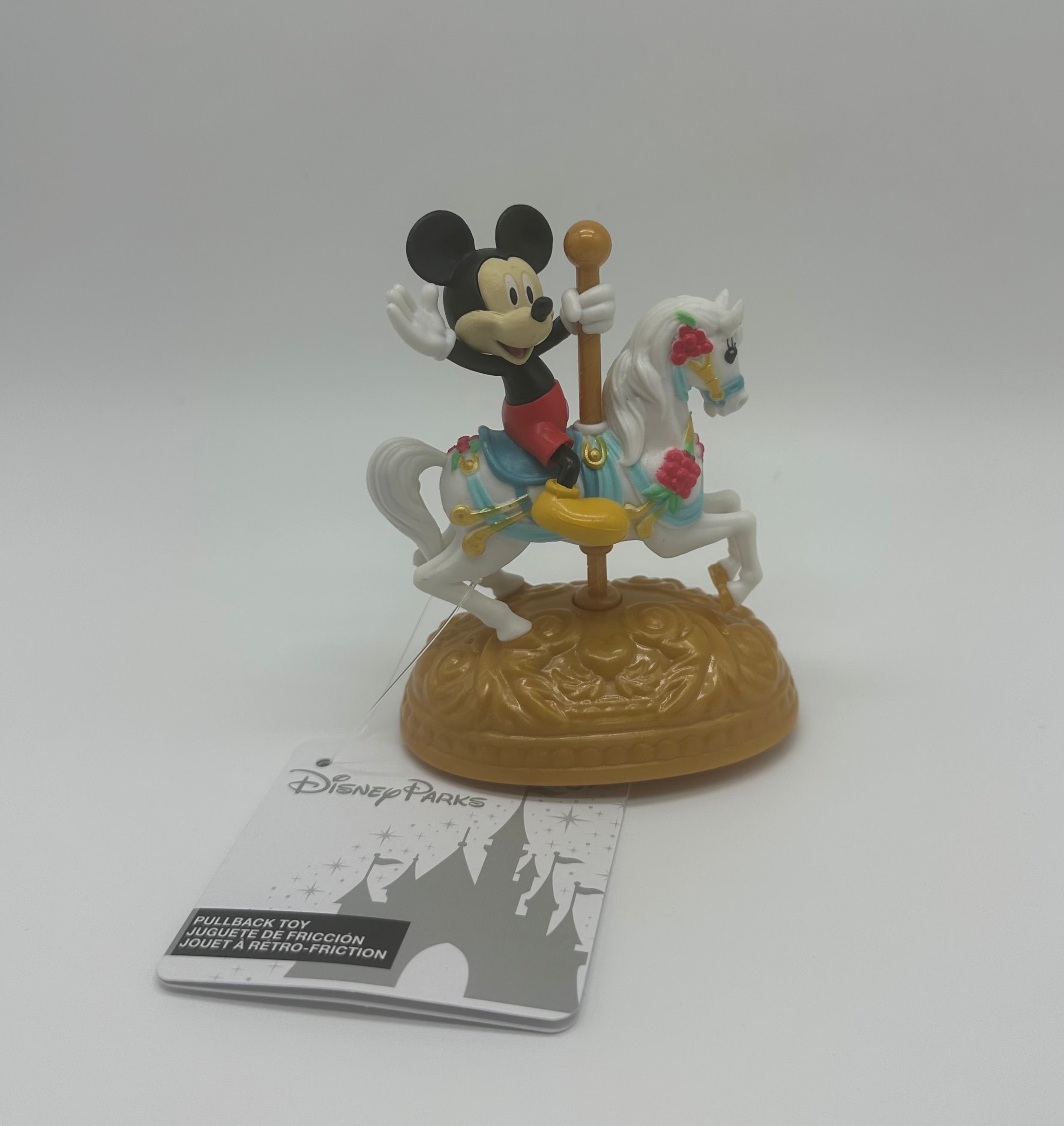 Disney Parks Mickey Carousel Toy Ride Pullback New with Tag - Walmart.com