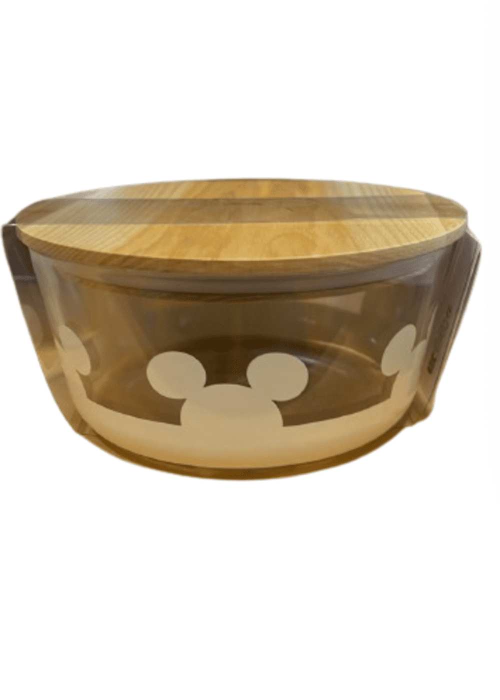 Disney Parks Mickey Icon Glass Food Storage Container New with Tag ...
