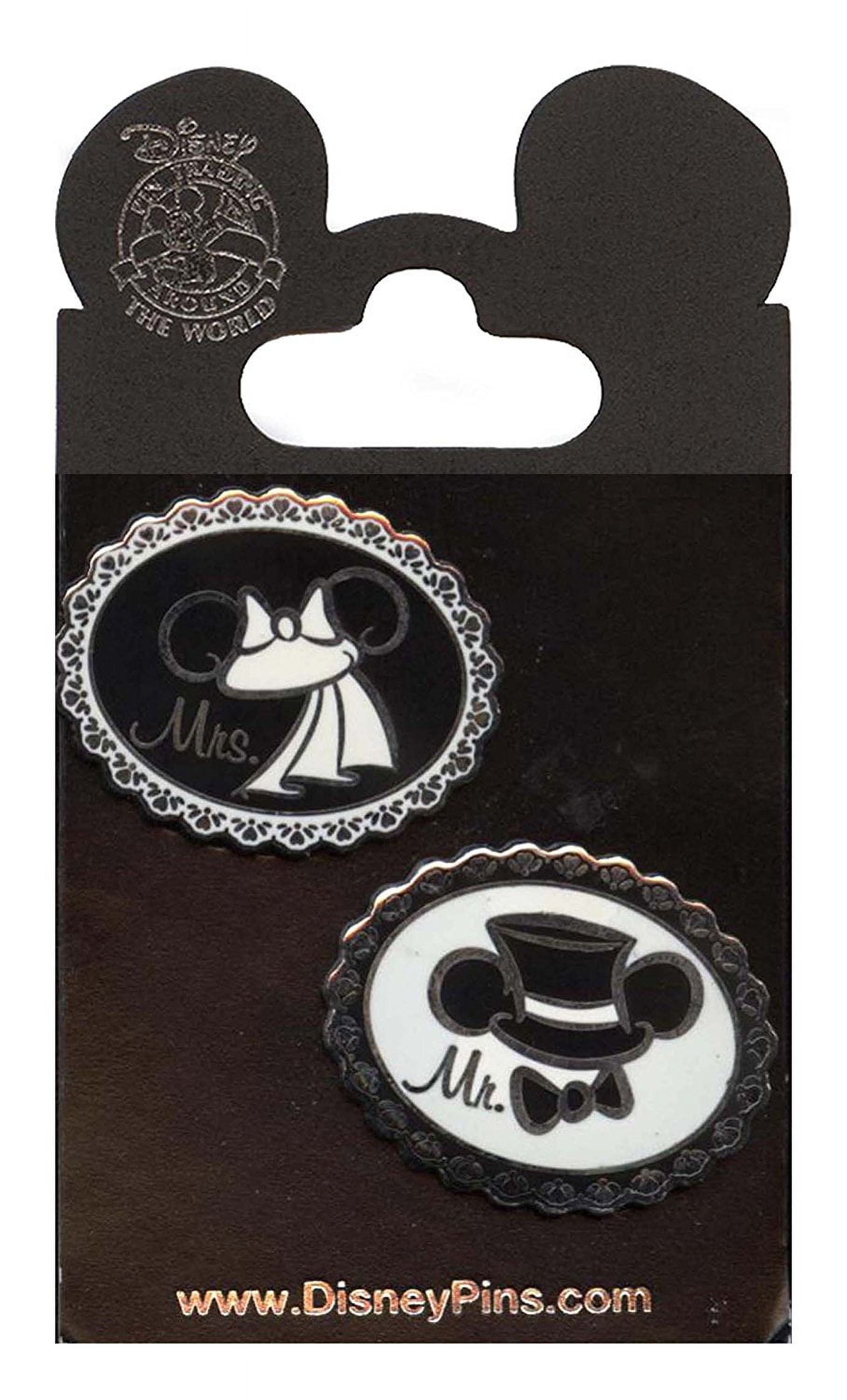 Disney Parks Mickey Minnie "Mr. Mrs" Wedding Trading Pin Set 2 Pins ...
