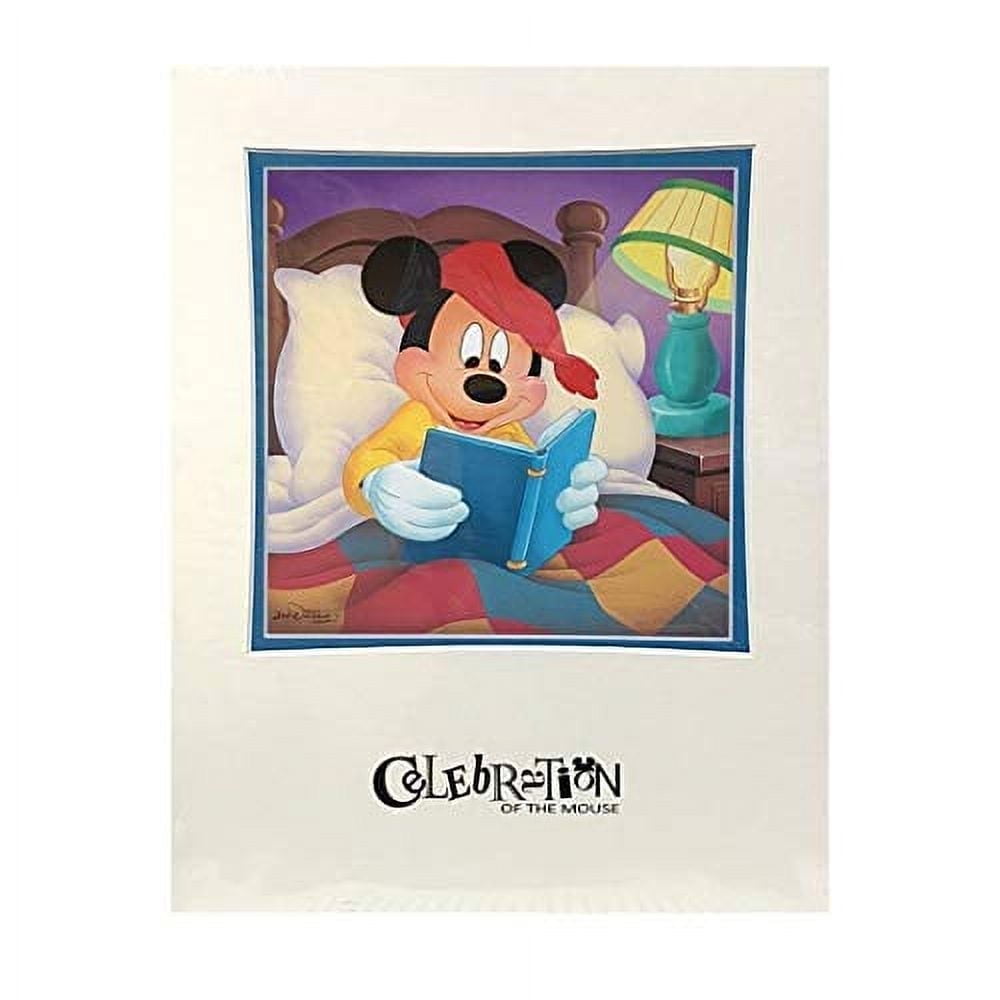 Disney Parks Mickey Mouse "Bedtime Story" Print Poster Wall Art by Don ...