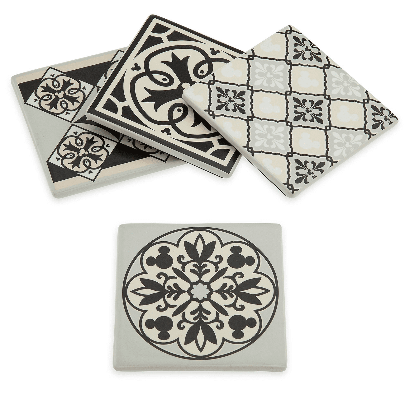 Disney Parks Mickey Mouse Coaster Set Disney Homestead Collection New ...