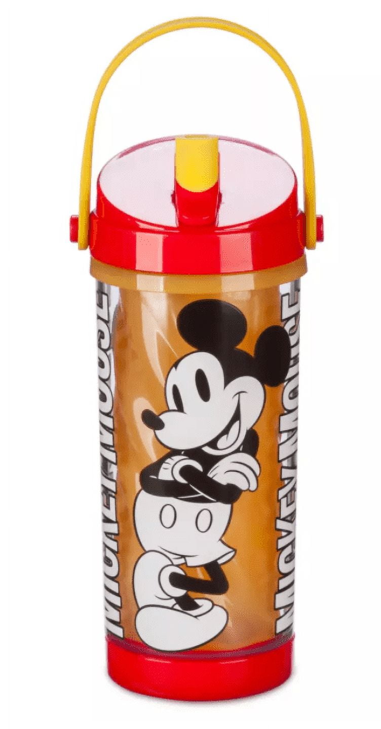 Disney Parks Mickey Mouse Color Changing Water Bottle with Straw New ...