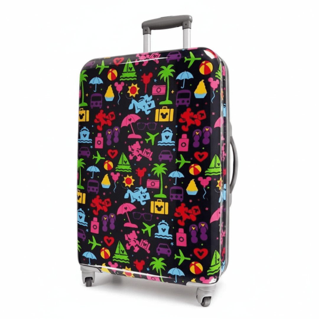 Disney Parks Mickey Mouse Cruise Rolling Carry-On Suitcase, 26 Inch ...