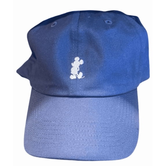 Disney Parks Mickey Mouse Embroidered Navy Blue Baseball Hat Cap New ...