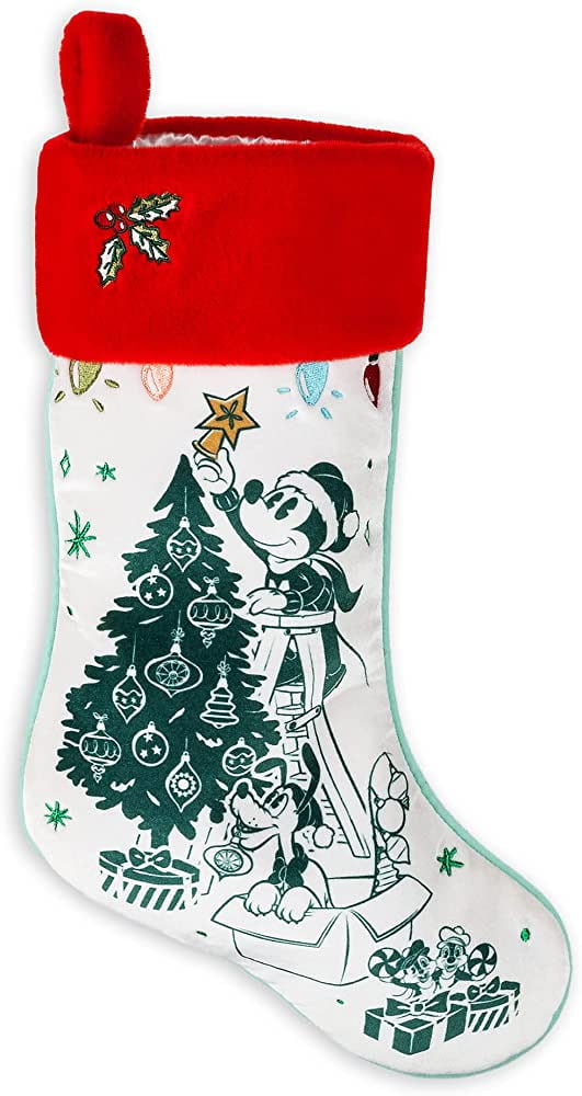 Disney Parks Mickey Mouse Holiday Stocking - Walmart.com