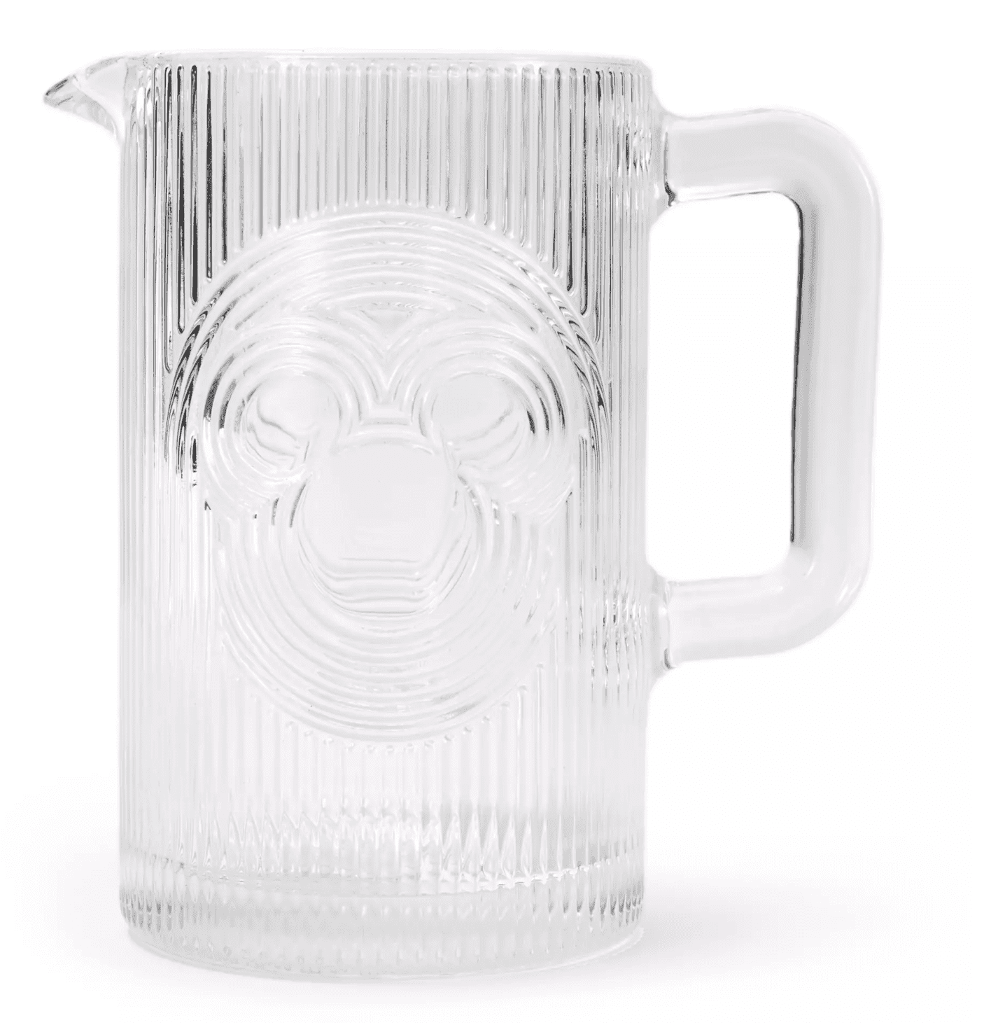 Disney Parks Mickey Mouse Icon Glass Pitcher Home Collection New with ...