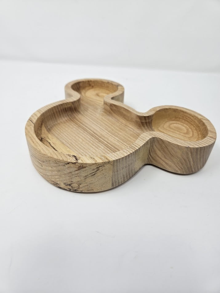 Disney Parks Mickey Mouse Icon Trinket Solid Wood Jewelry Tray ...