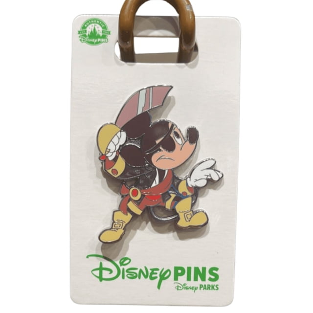 Disney Parks Mickey Mouse Pirate Pin New with Card - Walmart.com