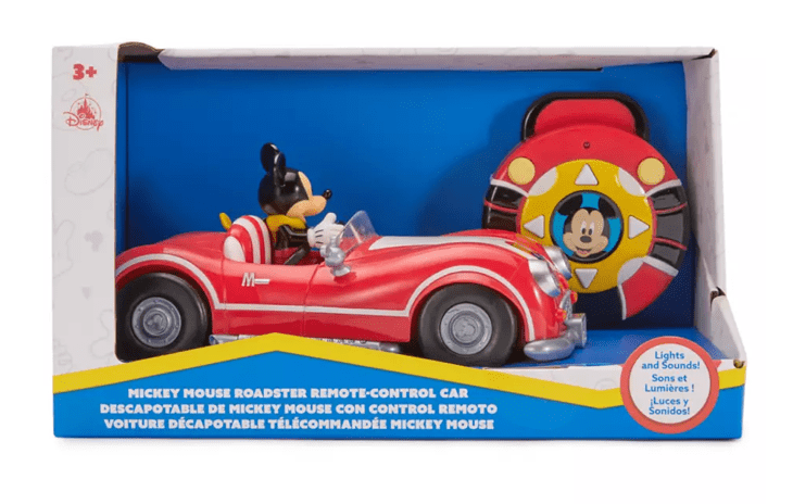 Disney Parks Mickey Mouse Roadster Remote-Control Car Toy New With Box ...