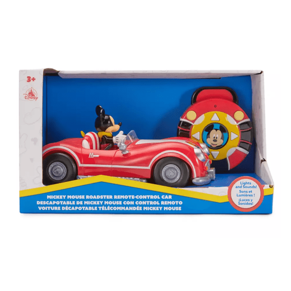 Disney Parks Mickey Mouse Roadster Remote-Control Car Toy New With Box ...