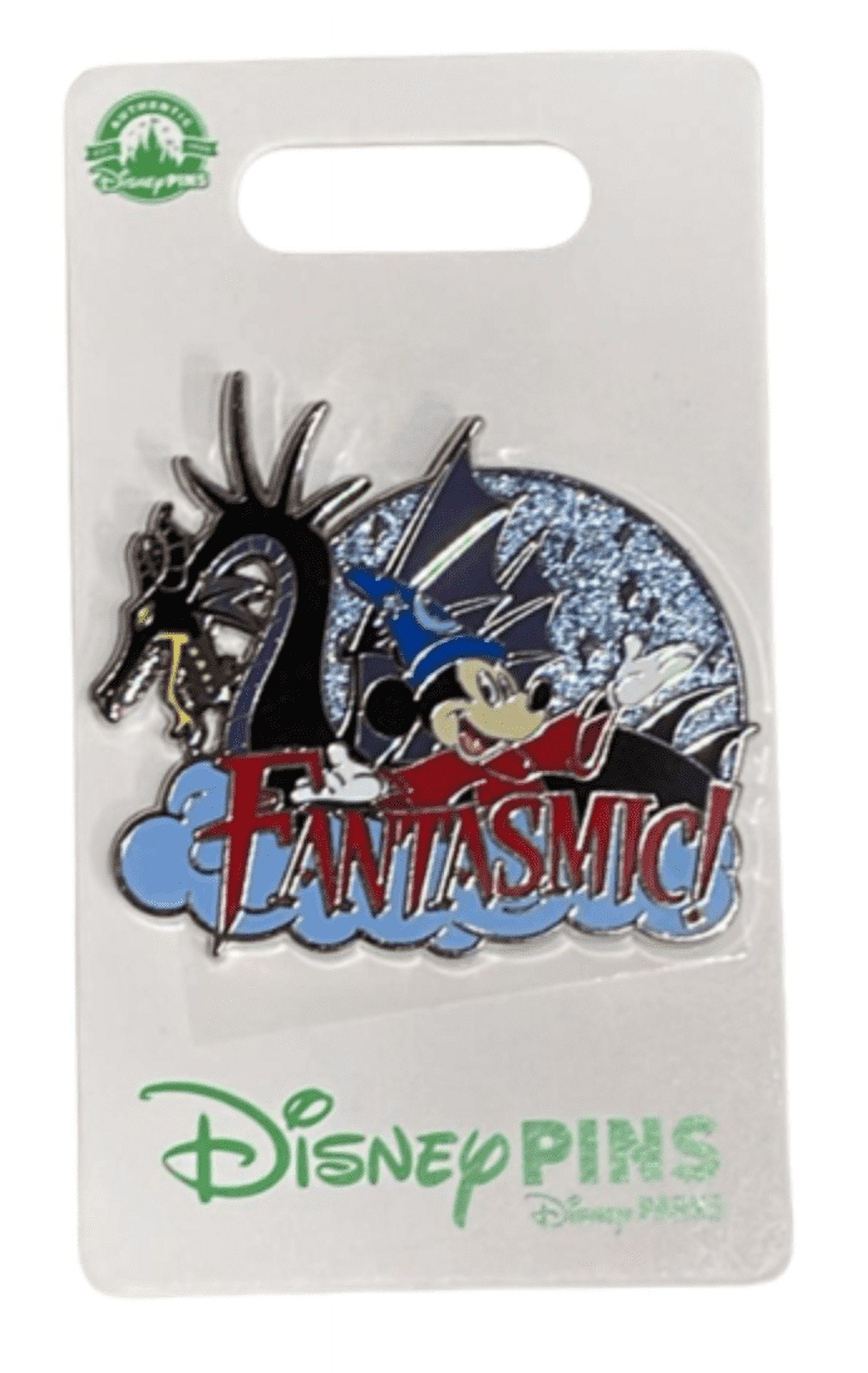 Disney Parks Mickey Mouse Sorcerer Fantasmic! Pin New with Card ...