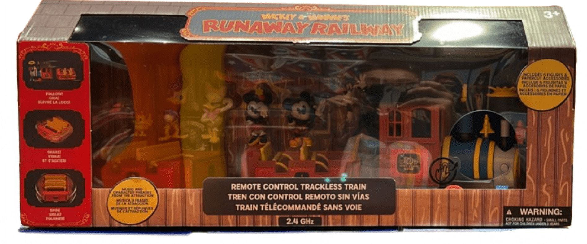 Disney Parks Mickey Runaway Railway Remote Control Trackless Train Toy ...
