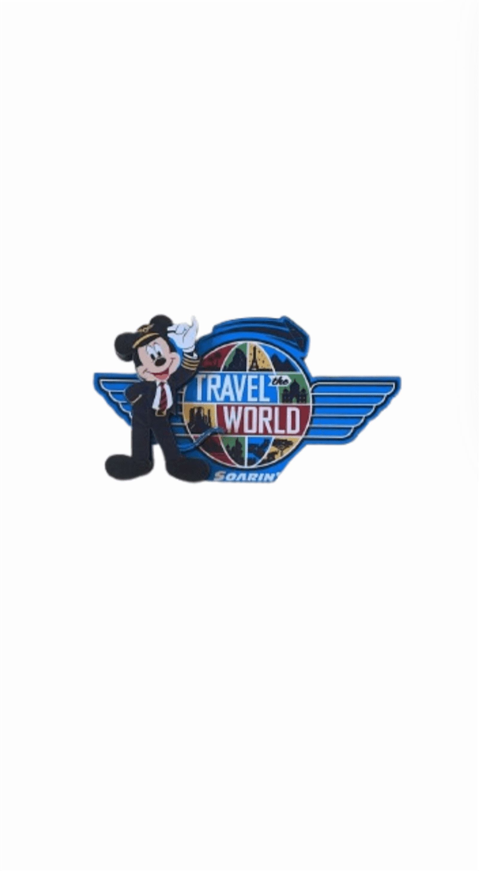 Disney Parks Mickey Travel the World Soarin' Magnet New - Walmart.com