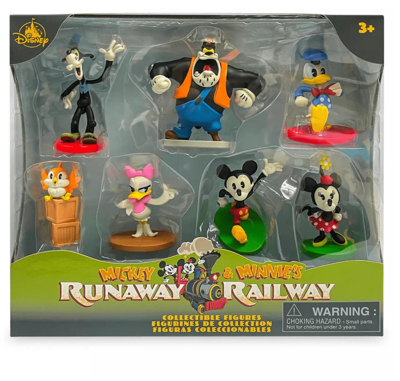 Disney Parks Mickey and Minnie's Runaway Railway Figure Play Set with ...