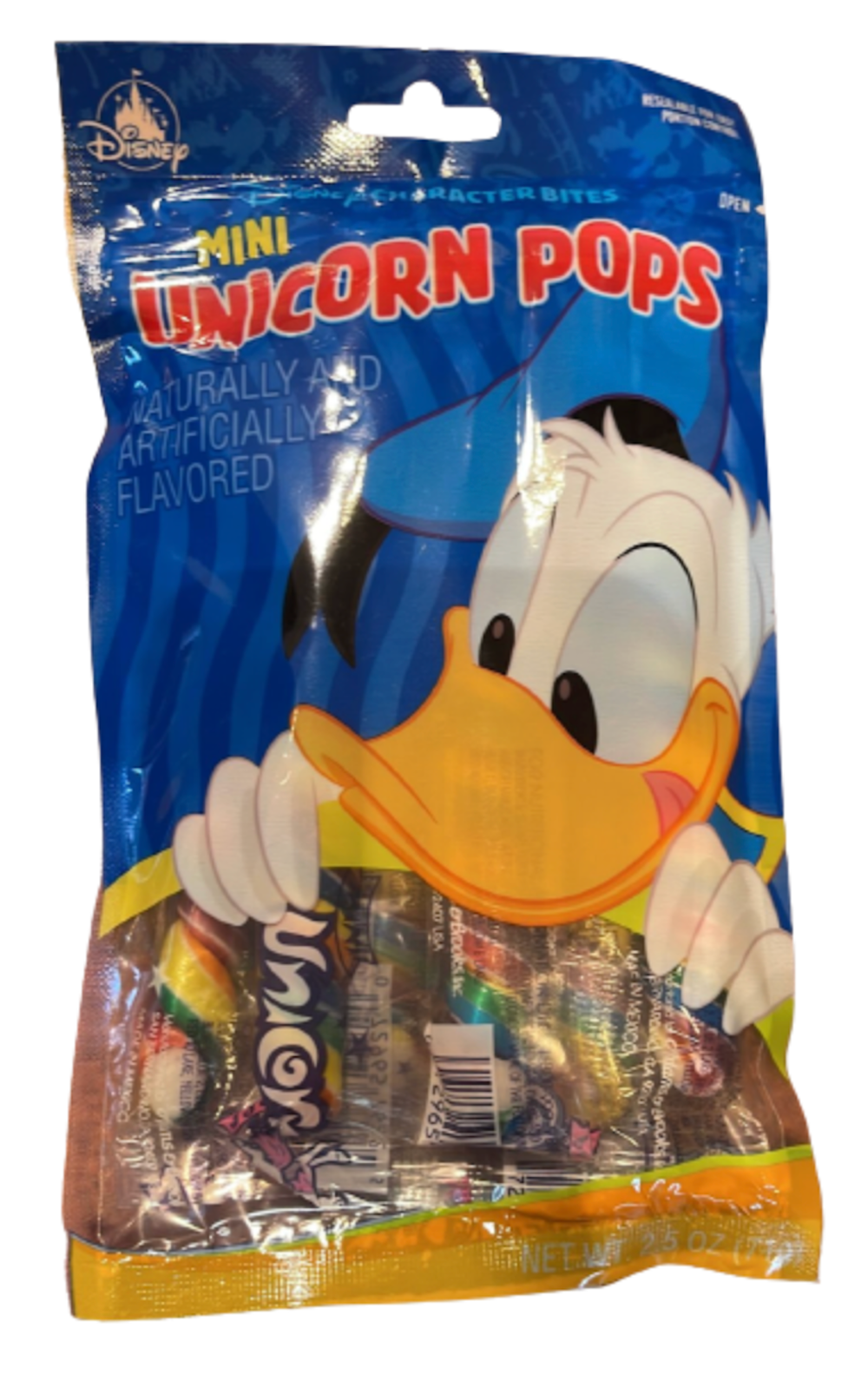 Disney Parks Mini Unicorn Pops Disney Characters Fun to Share 2.5 OZ ...