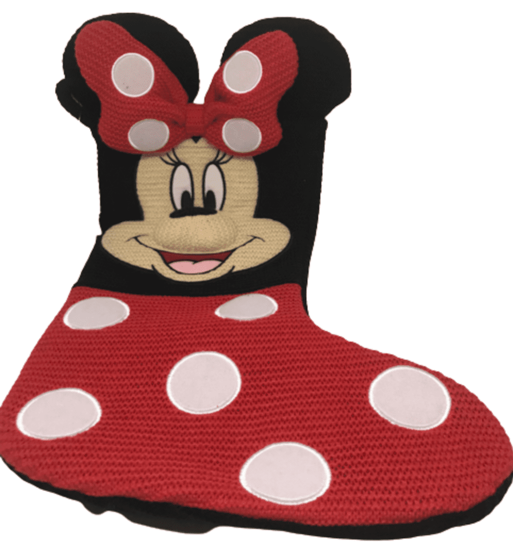 Disney Parks Minnie Mouse Knit Christmas Holiday Stocking New with Tags ...
