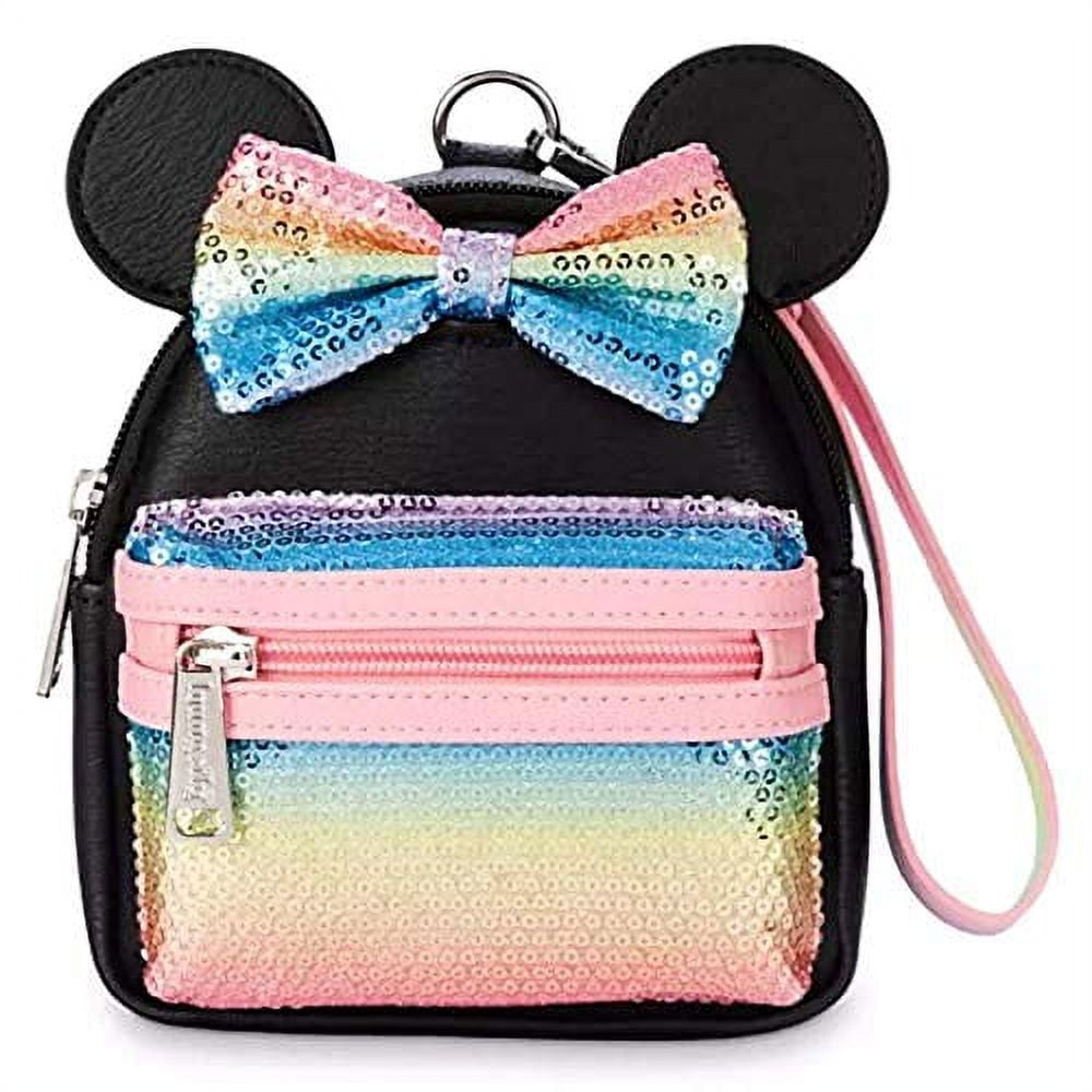 Disney Parks Minnie Mouse Pastel Rainbow Belt Bag Wristlet - Walmart.com
