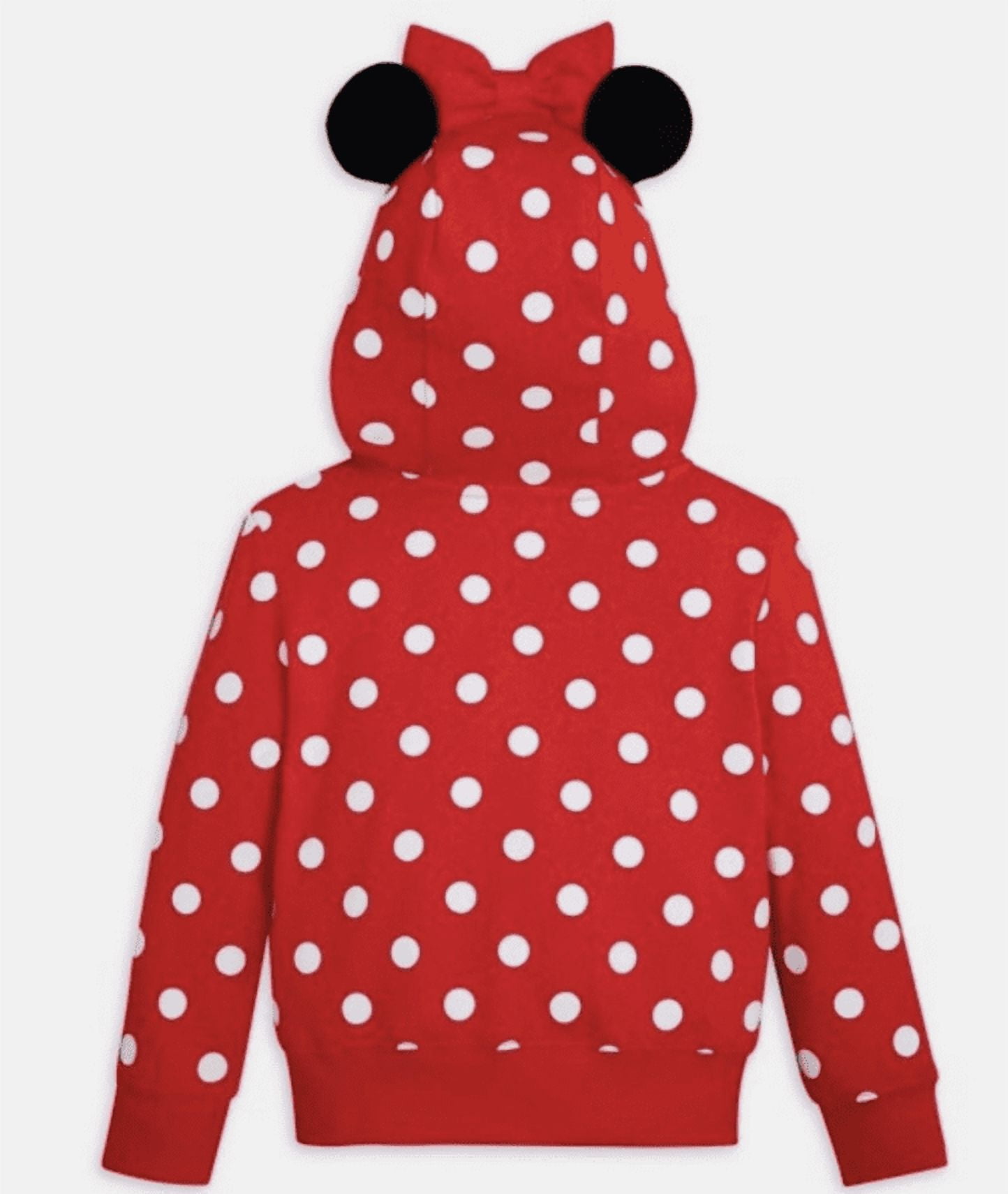 Disney Parks Minnie Mouse Polkadot Zip Hoodie - Walmart.com