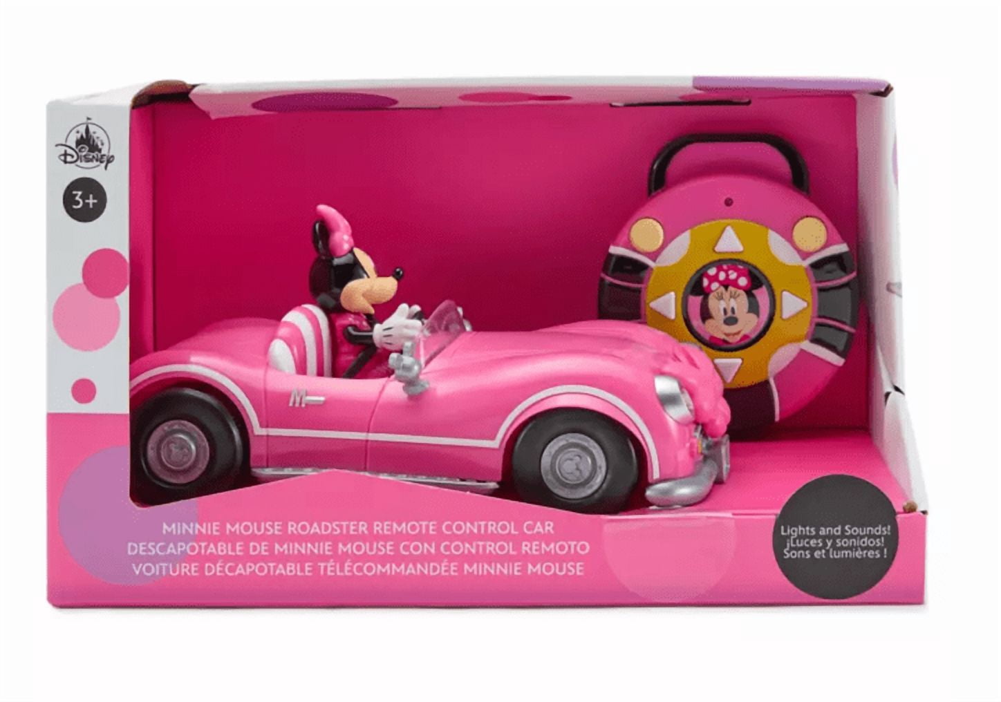 Disney Parks Minnie Mouse Roadster Remote-Control Car Toy New With Box ...