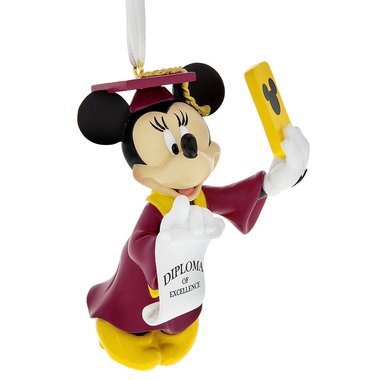 Disney Parks Minnie Mouse Selfie Graduation Christmas Ornament New with ...