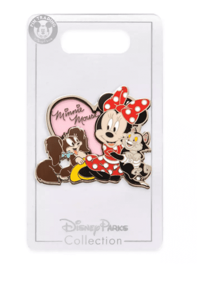 Disney Parks Minnie Mouse with Fifi and Figaro Pin New with Card ...