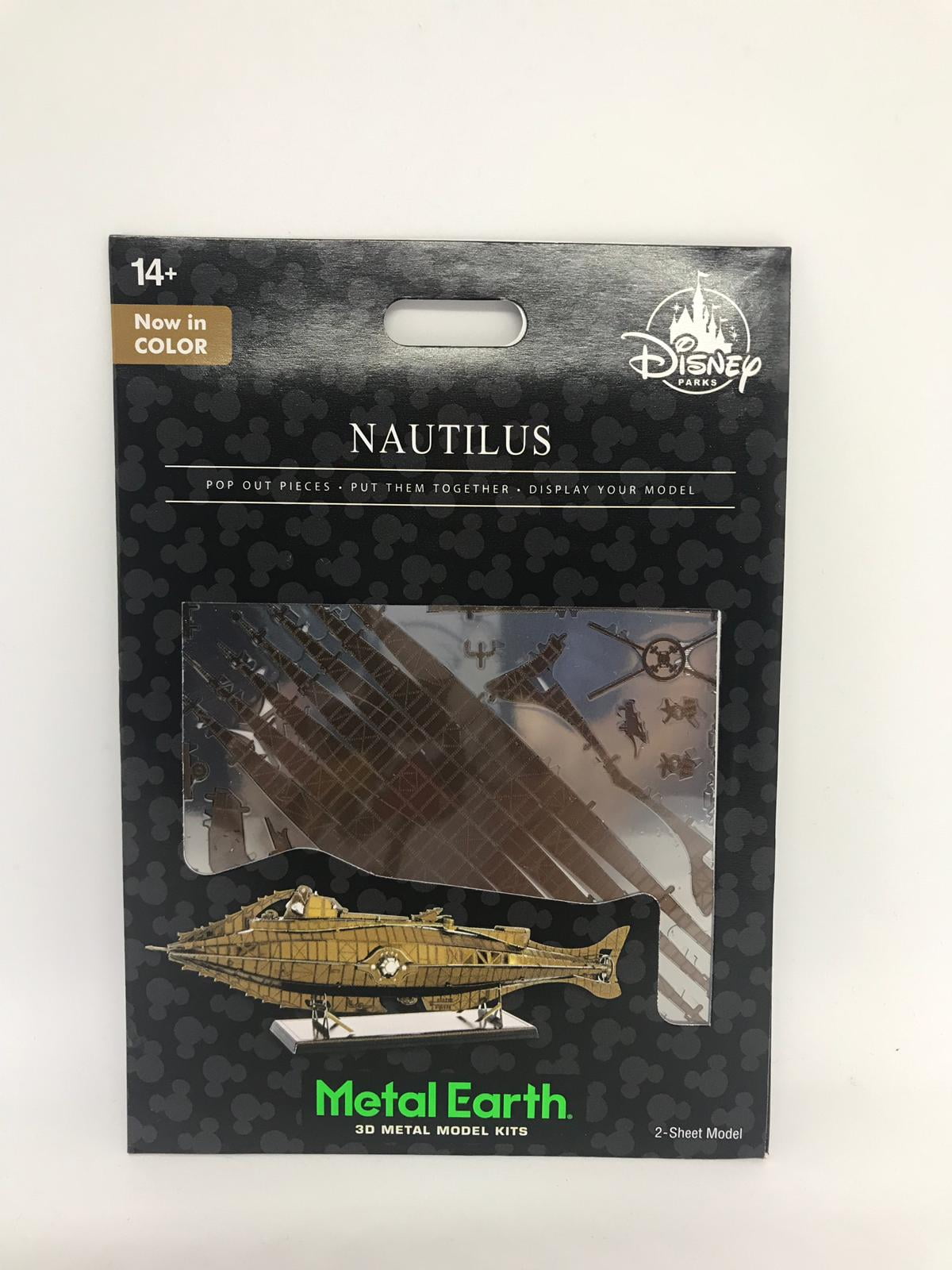 Disney Parks Nautilus Colored Metal Earth Model Kit 3D New - Walmart.com