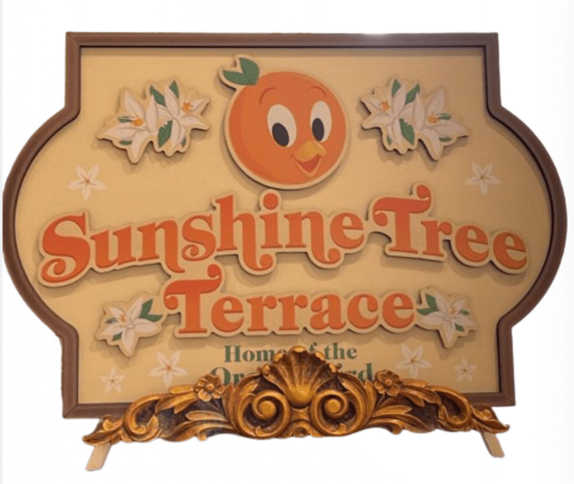 Disney Parks Orange Bird Sunshine Tree Terrace Sign New with Tag ...
