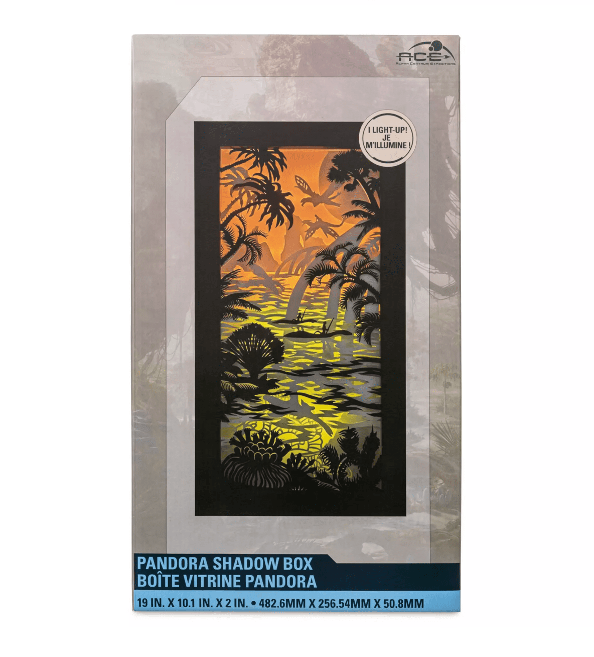 Disney Parks Pandora Avatar The Way of Water Shadow Box Frame New ...